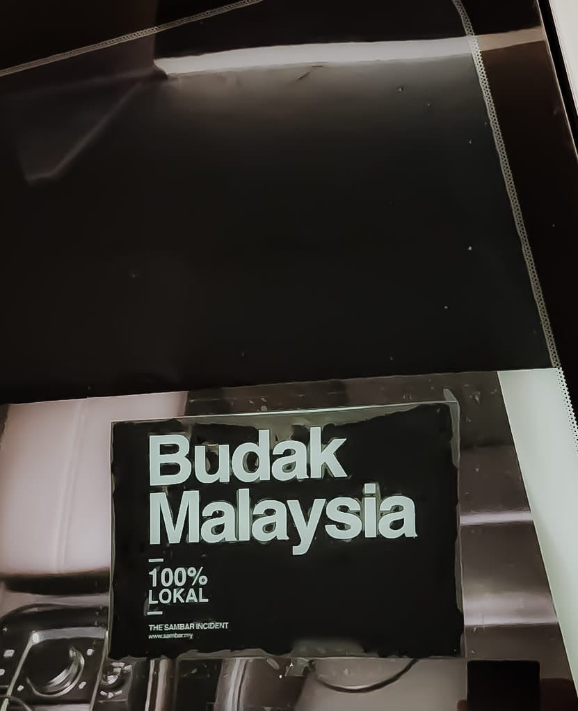 Budak Malaysia Car Sticker – The Sambar Incident (TSI)